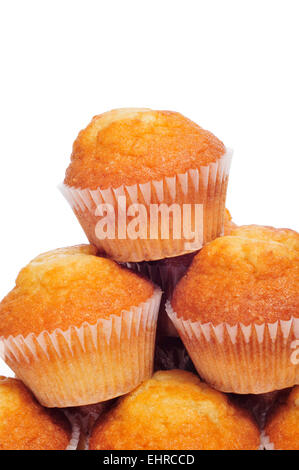 Pile of Plain Muffins Stock Photo - Alamy