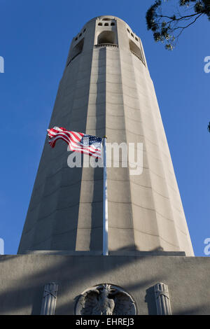 Coit Tower Monument Stock Photo - Alamy