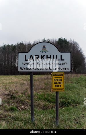 Home of the Royal Artillery LARKHILL. a army town near Salisbury Stock ...