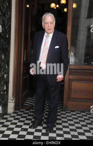 Sir Donald Sinden out and about in London (circa 2010) Featuring: Sir ...