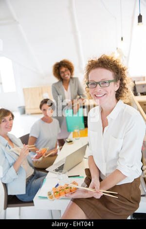 Middle age caucasian woman having back massage at beauty center Stock ...