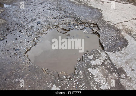 Berlin, Germany, potholes and cracks in the pavement Stock Photo - Alamy