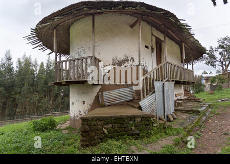 Palace of Emperor Menelik II, Mount Entoto, Addis Ababa, Ethiopia Stock ...