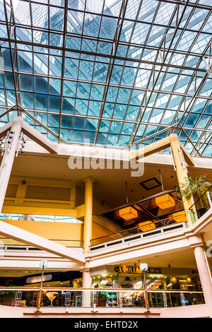 BALTIMORE - MARCH 7: The interior of The Gallery at Harborplace on ...