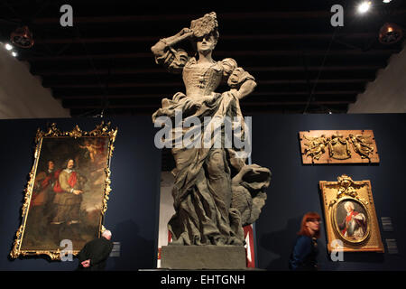 Allegory of Religion. Baroque statue by Matthias Bernhard Braun in ...