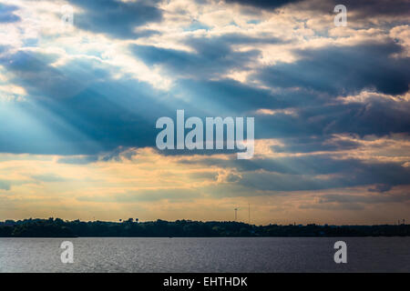 The Back River at Cox Point Park in Essex, Maryland Stock Photo - Alamy