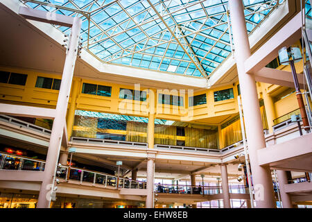 BALTIMORE - MARCH 7: The interior of The Gallery at Harborplace on ...
