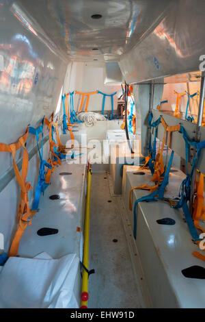 Inside A Ships Lifeboat Stock Photo - Alamy
