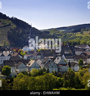 City view of Hallenberg in the Sauerland Stock Photo - Alamy