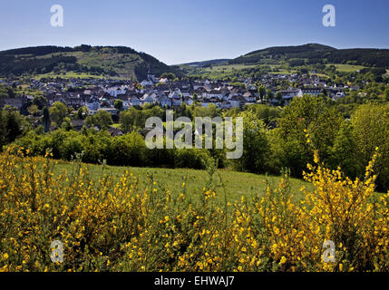 City view of Hallenberg in the Sauerland Stock Photo - Alamy