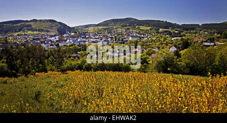 City view of Hallenberg in the Sauerland Stock Photo - Alamy