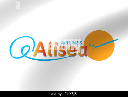 Alisea Airlines logo icon flag symbol emblem Stock Photo - Alamy