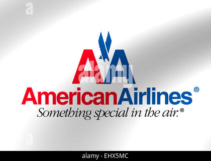American Airlines logo symbol icon flag emblem Stock Photo - Alamy