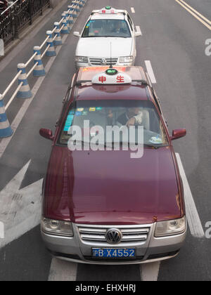 A taxi in Shanghai, China, Asia Stock Photo - Alamy