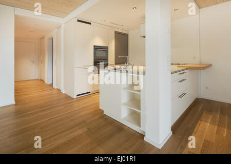 Architecture, chrome steel, house, home, wood, interior, kitchen ...