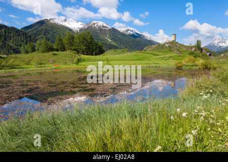 Ardez, Switzerland, Europe, canton, Graubünden, Grisons, Engadin ...