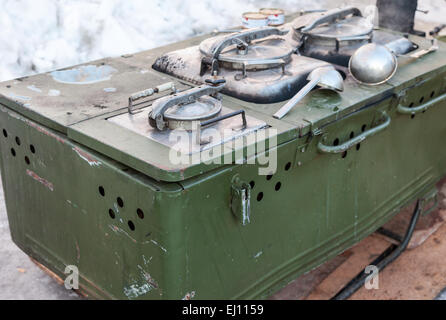 military army kitchen stove oven German soldier cook chef cooking wood ...