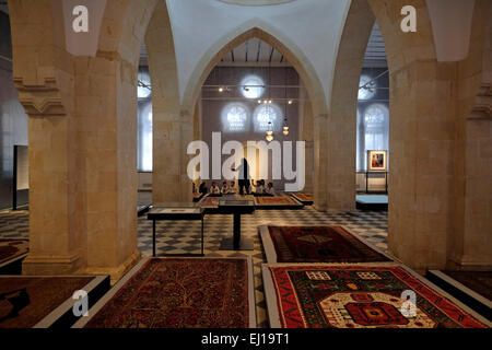 Interior of the Great Mosque in Beersheva which is being renovated as a ...