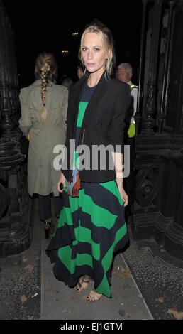 LFW s/s 2015 - Jonathan Saunders - Arrivals Featuring: Abbey Clancy ...