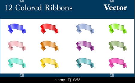 A set of twelve colorful classical banners Stock Vector Image & Art - Alamy
