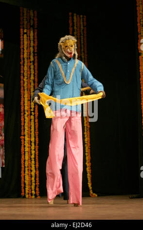 kokali-kattai 3 feet high stilt folk dancers perform during world folk ...