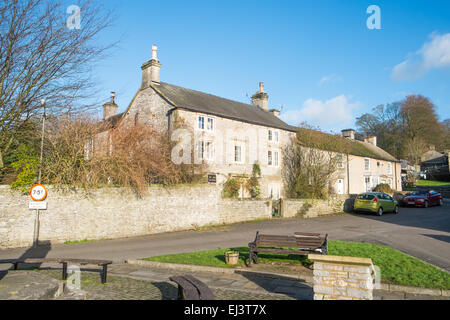 Hartington village centre Peak district National Park Derbyshire Stock ...