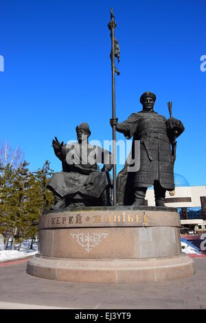 A statue in the streets of Astana, capital of Kazakhstan Stock Photo ...