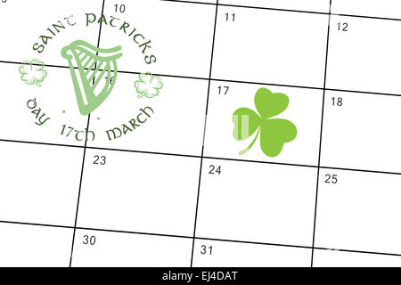 Composite image of shamrock Stock Photo - Alamy