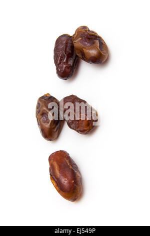 Halawi dates isolated on a white background. Halawi dates originate ...
