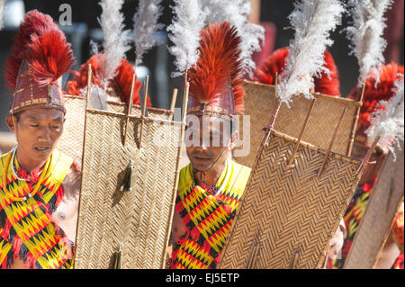Rengma tribe in Hornbill Festival, Nagaland Stock Photo - Alamy