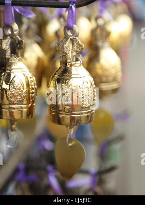 small thai style golden bell Stock Photo - Alamy