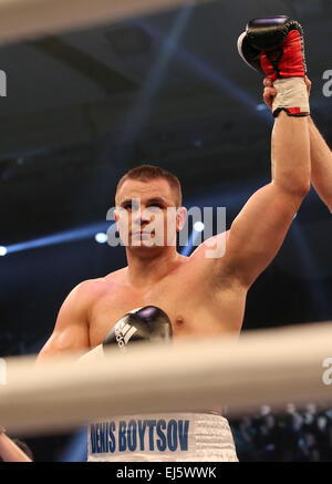 Denis Boytsov of Russia wins the heavyweight fight against Irineu Beato Costa Junior of Brazil ...