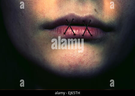 stitched lips, stitches, abuse, domestic abuse, bullying, lips, face ...