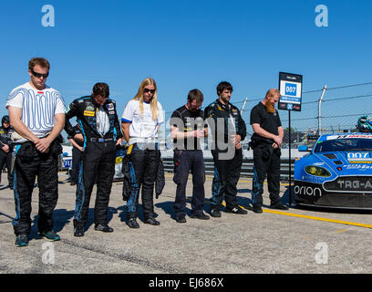 3/21/2015 - Sebring FL, USA - TRG-AMR with drivers Christina Nielsen ...