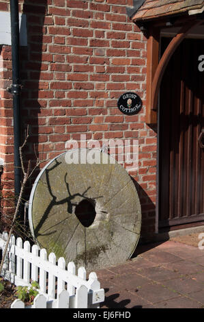 The remaining grist wheels from Iffley Mill in oxford Stock Photo - Alamy