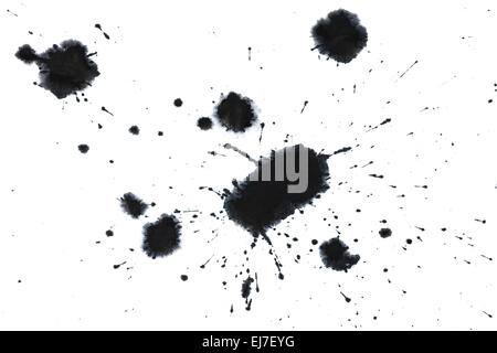 The ink spots on Xuan paper Stock Photo - Alamy