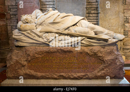 The tomb of John Rae in St Magnus Cathedral in Kirkwall, Orkney, UK ...