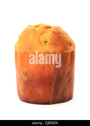 Traditional Christmas panettone isolated on white background Stock ...