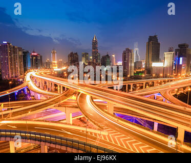 Aerial view of the Stack Interchange Stock Photo - Alamy