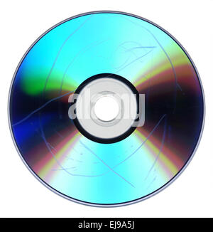 CD, DVD, BluRay Disc isolated on white background Stock Photo - Alamy