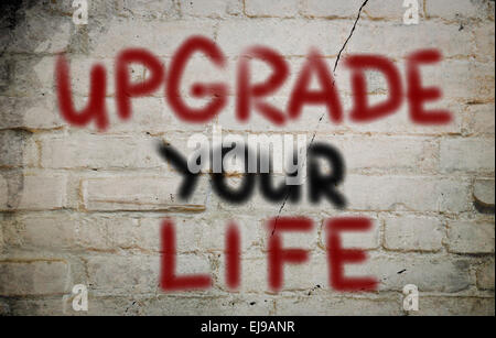 Upgrade Your Life Concept Stock Photo - Alamy