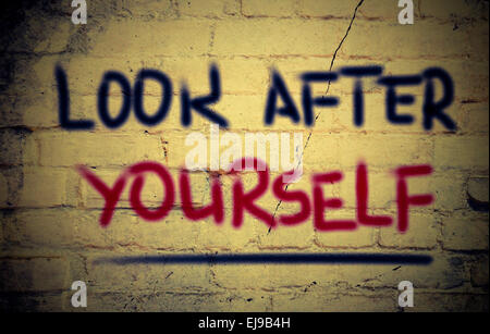 Look After Yourself Concept Stock Photo - Alamy