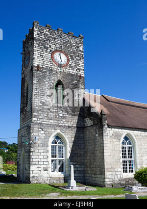 Ancient colonial church. Jamaica Stock Photo - Alamy