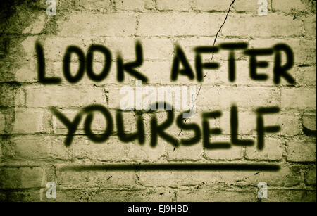Look After Yourself Concept Stock Photo - Alamy