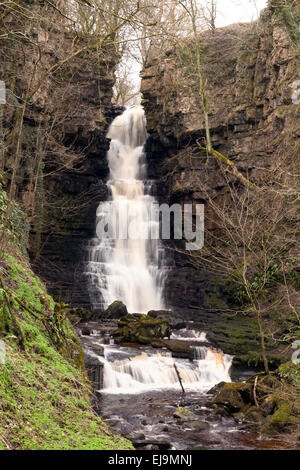 Mill Gill Force waterfall, Askrigg, North Yorkshire Dales National Park ...