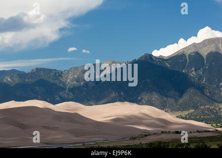 Detail of sand dunes, Great Sand Dunes, Colorado Stock Photo - Alamy