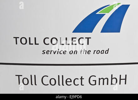 Toll collect, Maut Stock Photo - Alamy