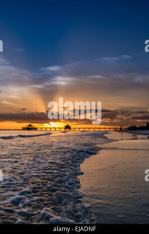 Fort Myers Beach Sunset Sky Stock Photo - Alamy
