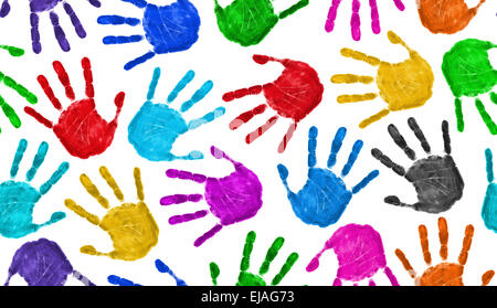 Seamless hands background Stock Photo - Alamy