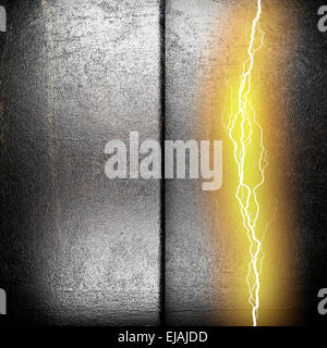 metal background with electric lightning Stock Photo - Alamy